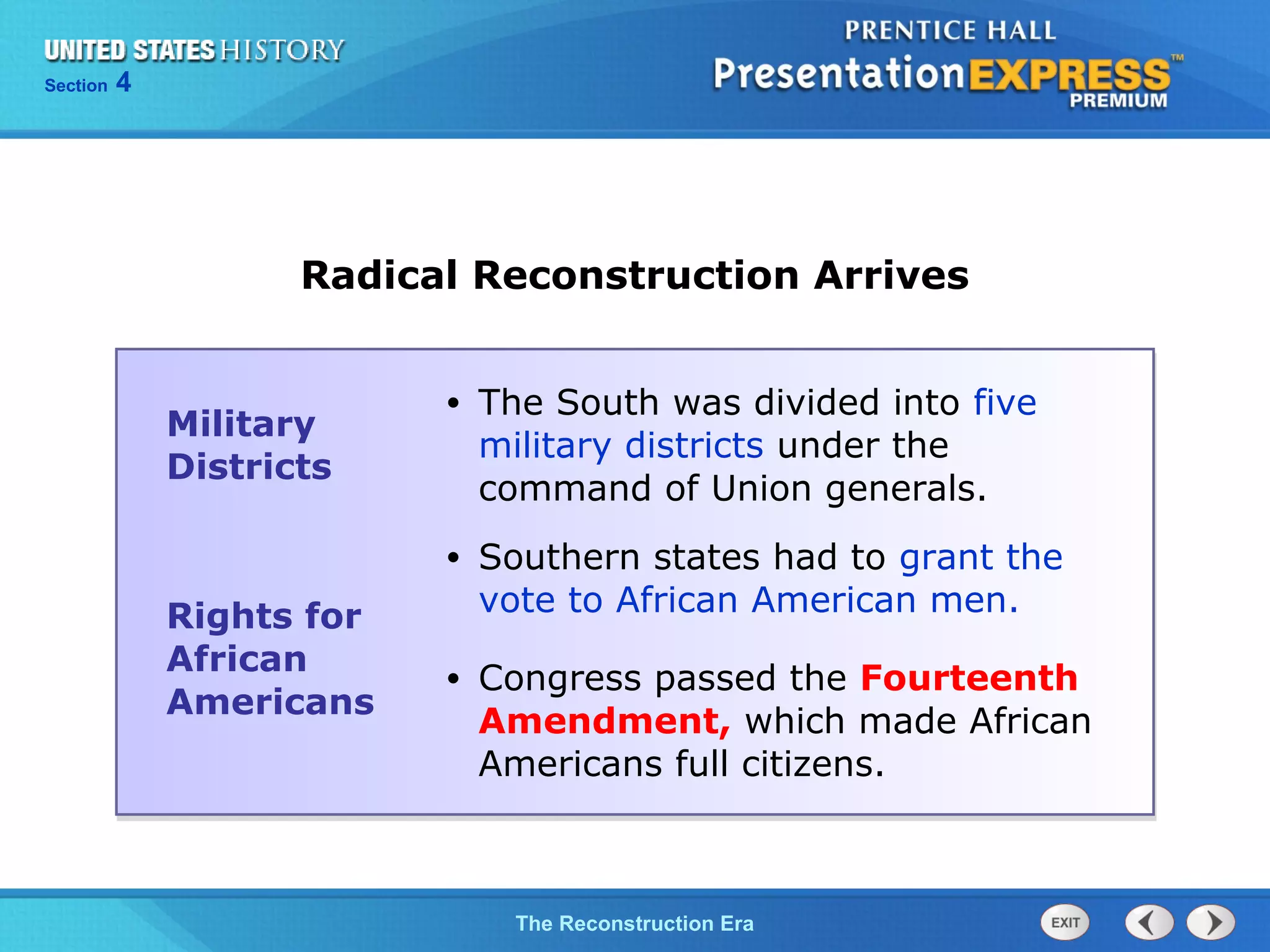 US History Week 1: Reconstruction | PPT