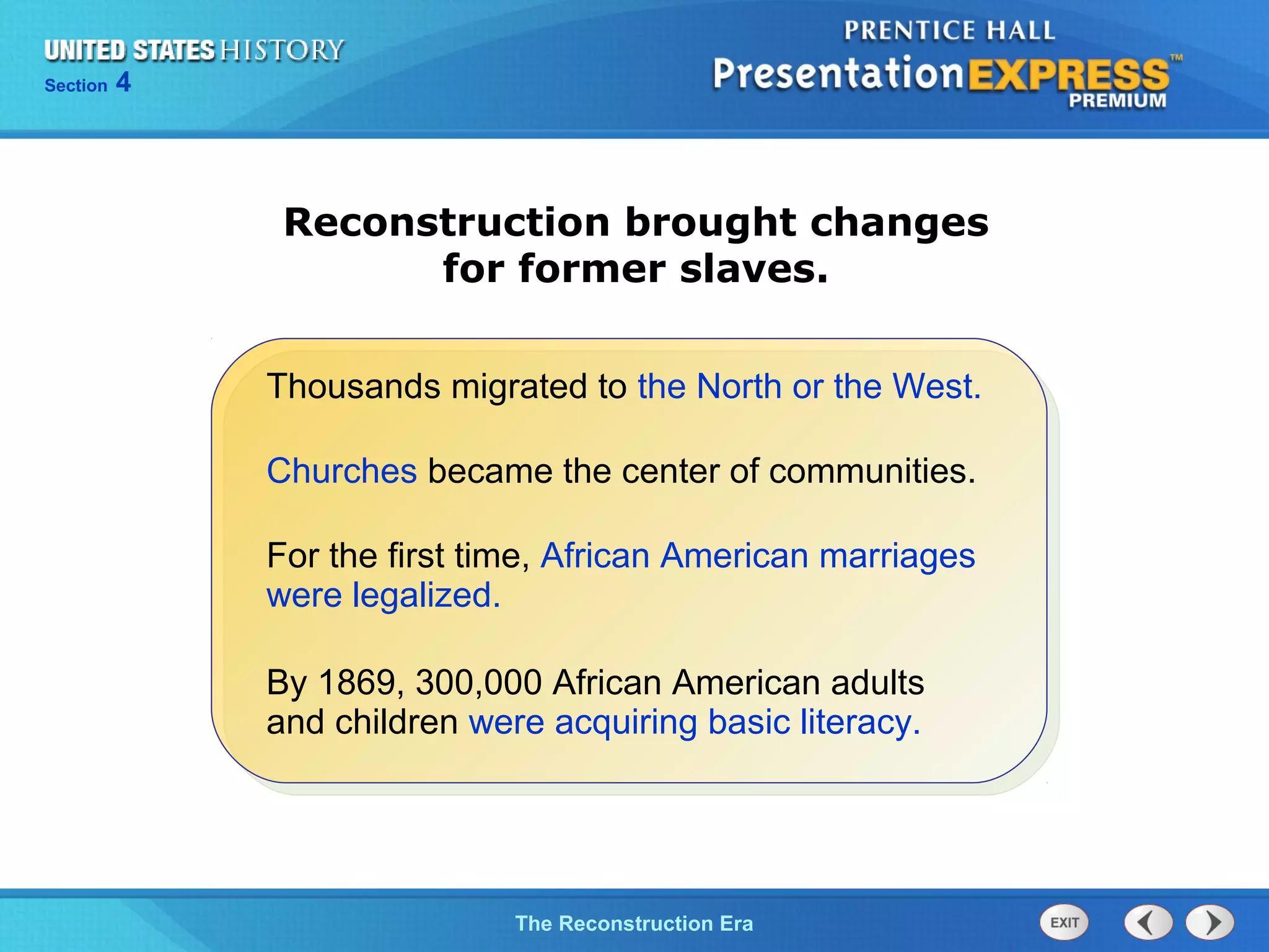 US History Week 1: Reconstruction | PPT