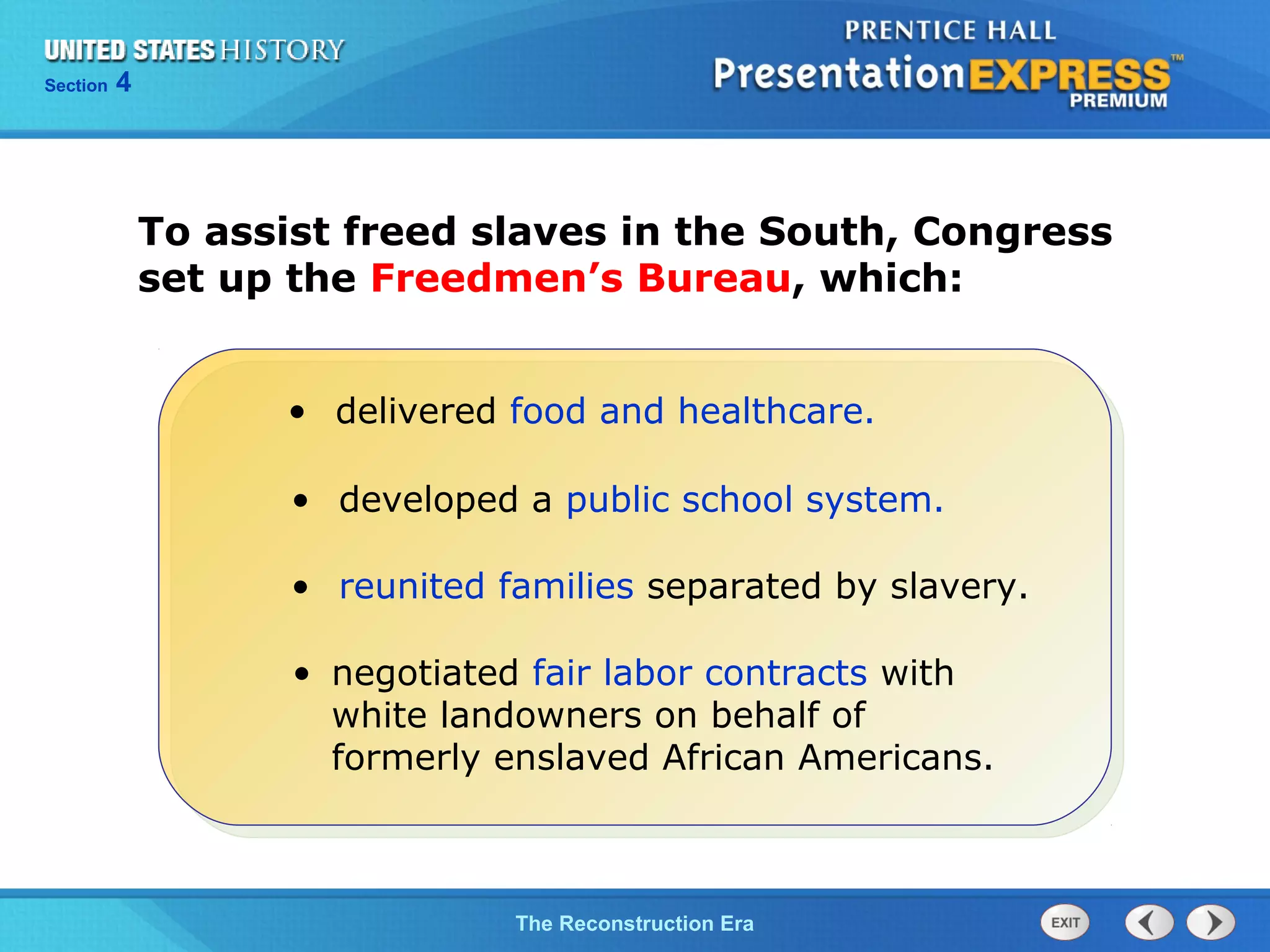US History Week 1: Reconstruction | PPT