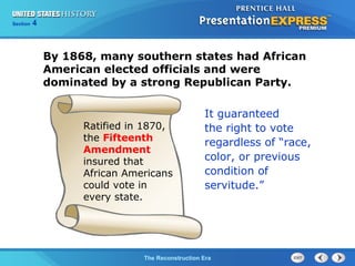 US History Week 1: Reconstruction | PPT