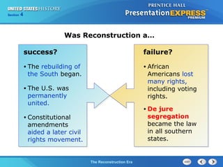 US History Week 1: Reconstruction | PPT