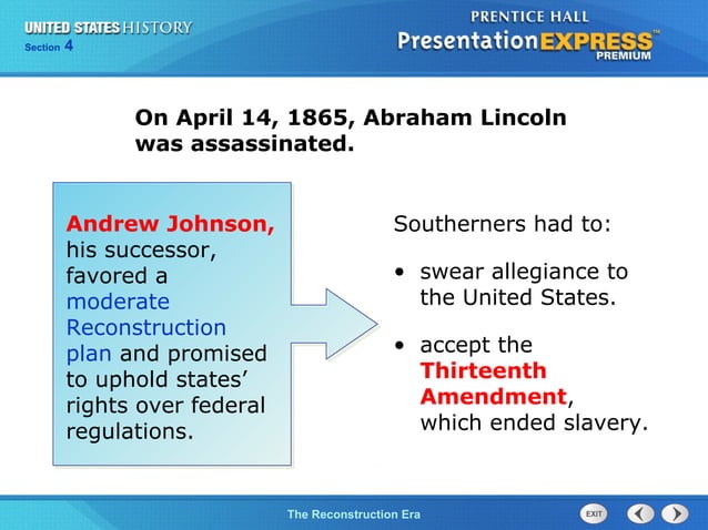 US History Week 1: Reconstruction | PPT