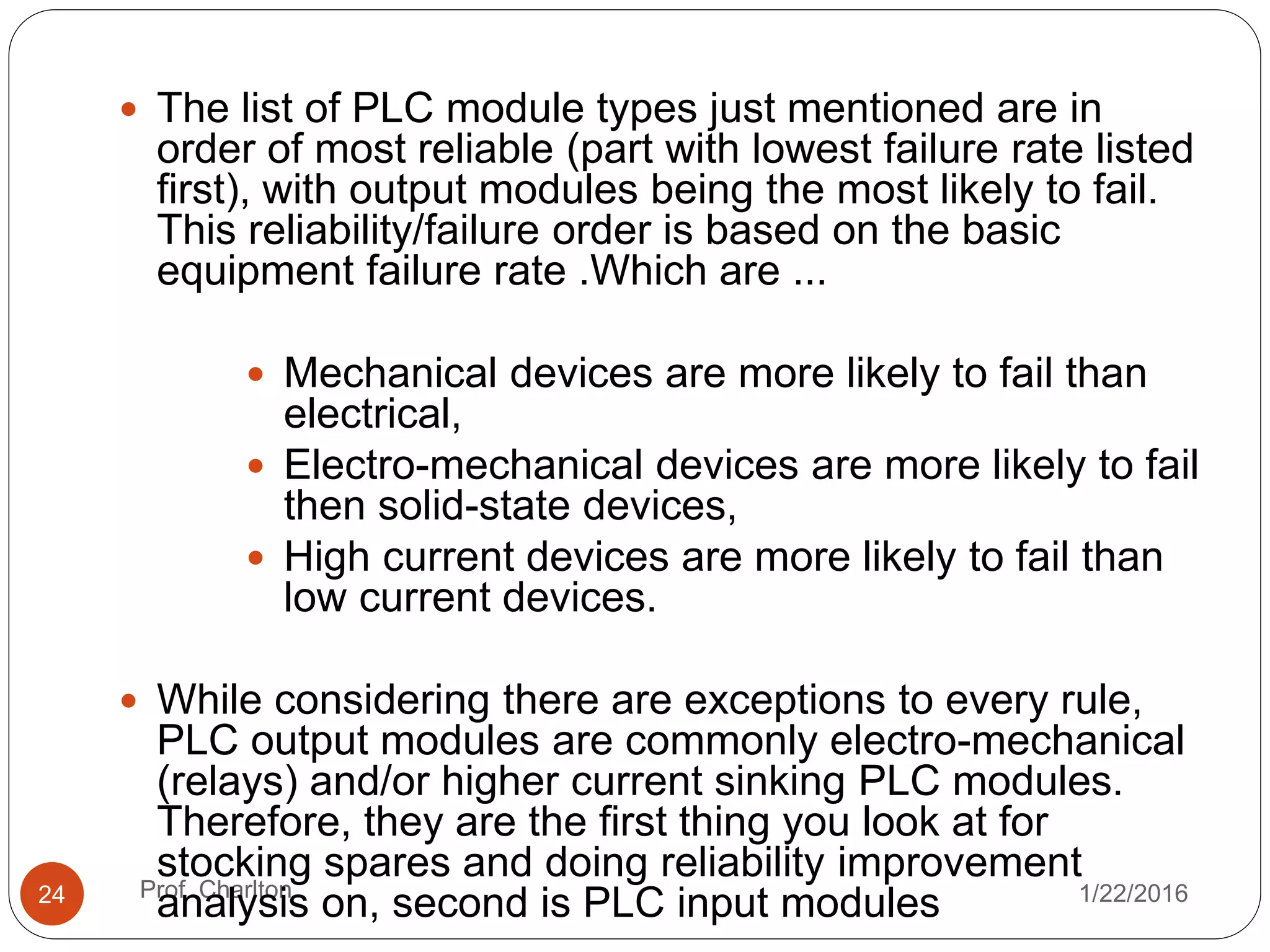 Weeks 16 17 pe 3231 maintenance and fault finding | PPT