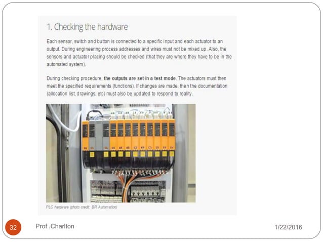 Weeks 16 17 pe 3231 maintenance and fault finding | PPT