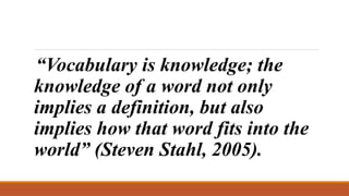 weeks 3-4 VOCABULARY (1).pptx. Vocabulary building | PPTX