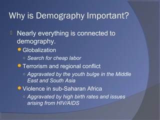 Population Geography | PPT