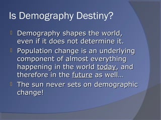 Population Geography | PPT