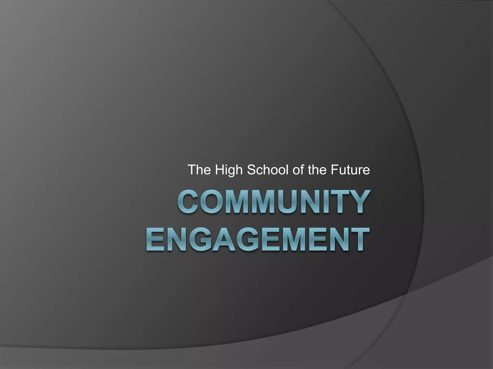 Week six community engagement | PPT