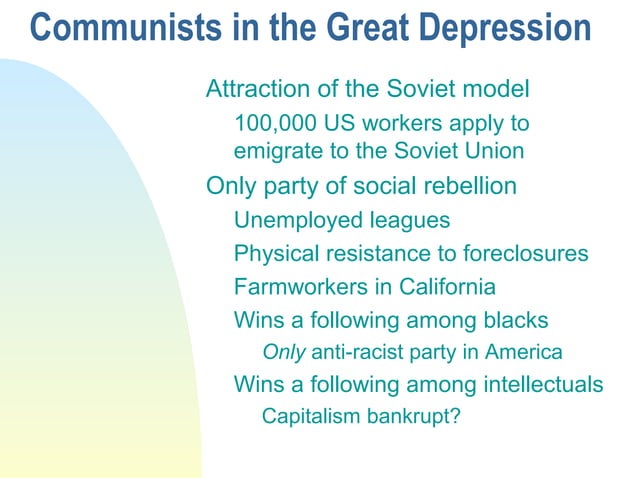 Week six, roaring 20s and great depression | PPT