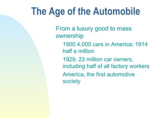 Week six, roaring 20s and great depression | PPT
