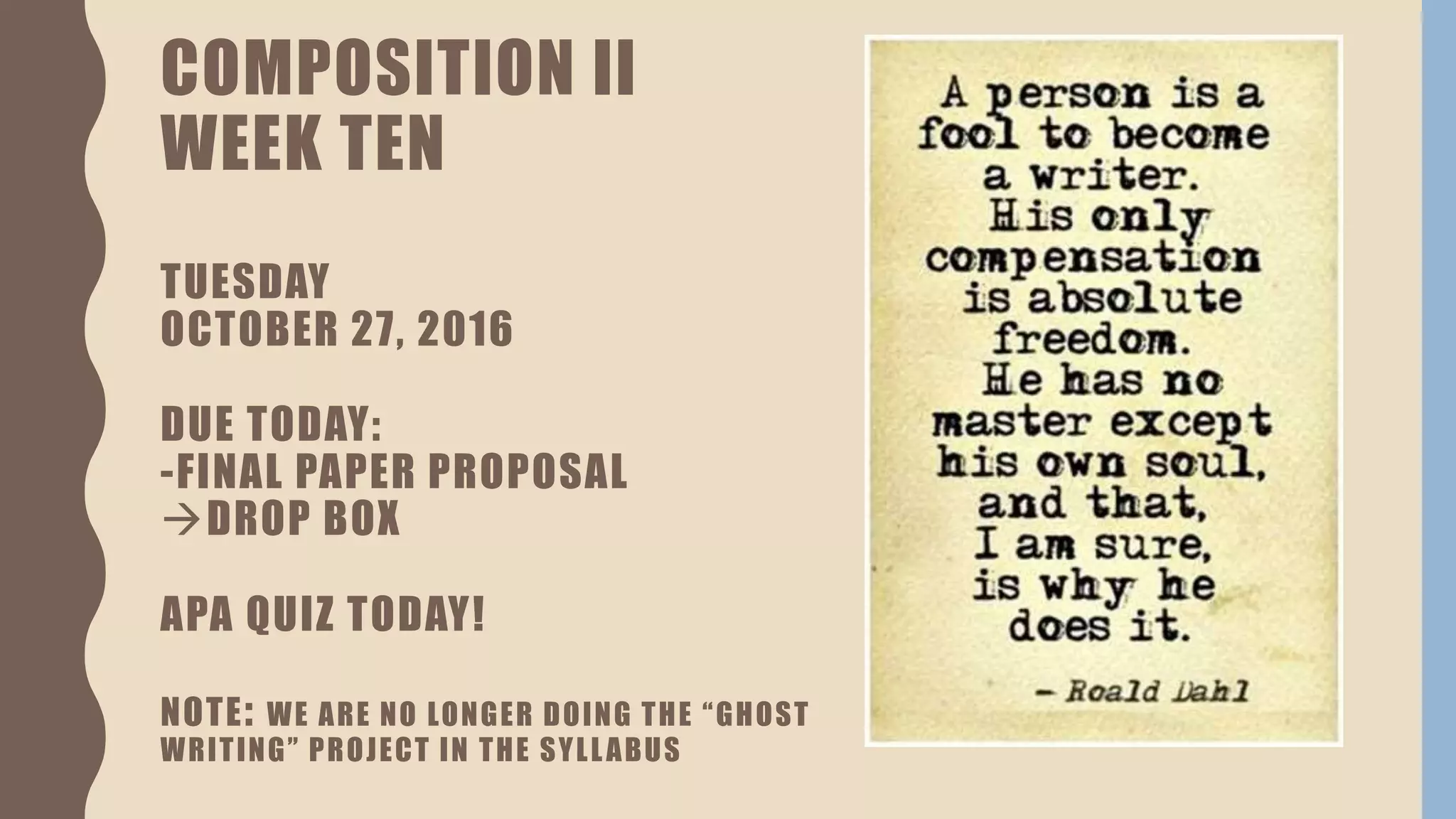 Week ten visual arguments thurs | PPTX