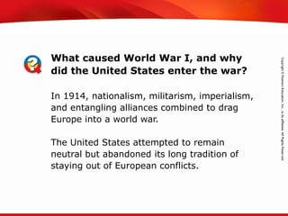 Week three from neutrality to wwi | PPT