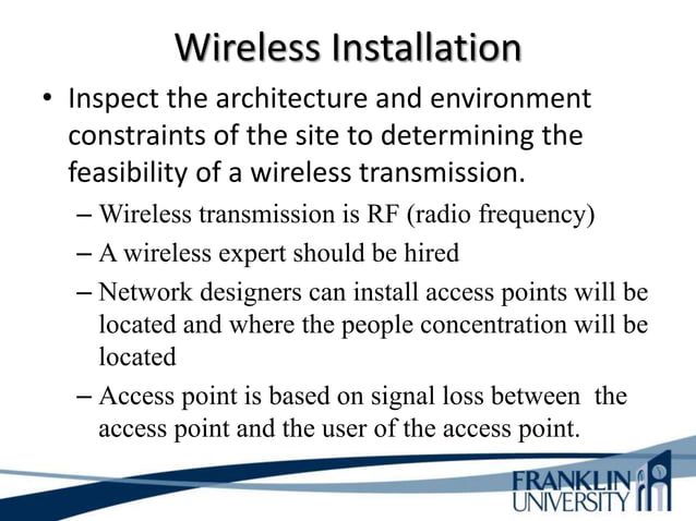 Slides of Chapter 3 network design and management book | PPT