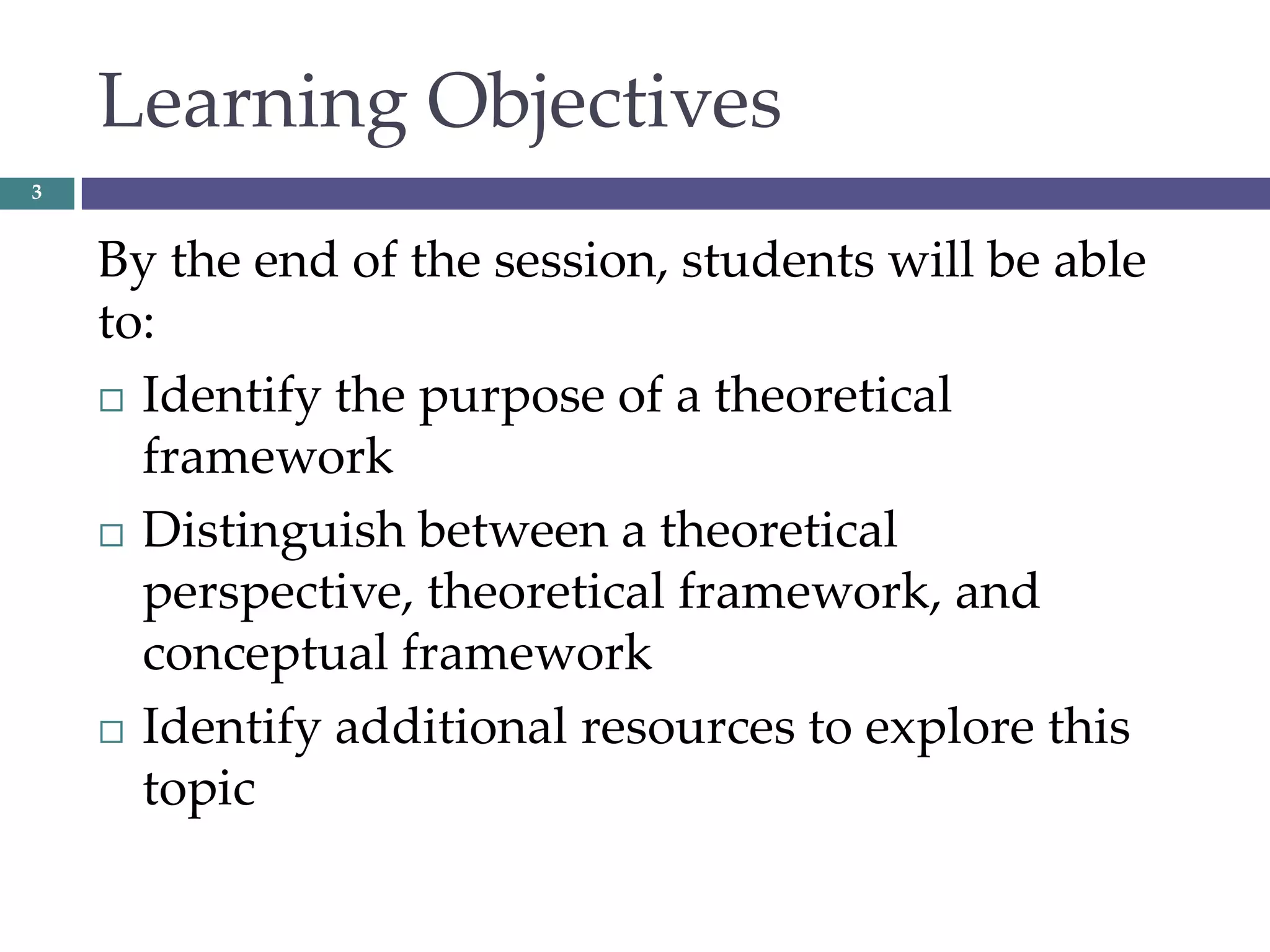 Theoretical Frameworks | PPTX