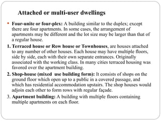 Classification of Housing Typology Survey | PPT