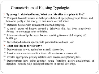 Classification of Housing Typology Survey | PPT