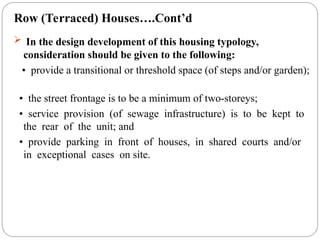 Classification of Housing Typology Survey | PPT