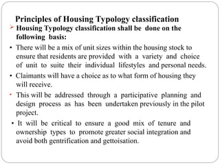 Classification of Housing Typology Survey | PPT