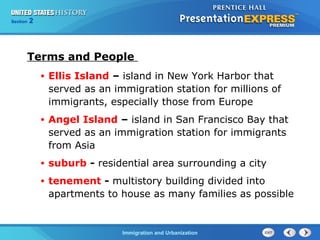 Week two immigration and urbanization | PPT