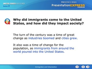 Week two immigration and urbanization | PPT | Christianity | Religion ...