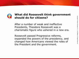 Week two progressive presidents | PPT