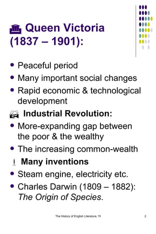 Week Xii (Victorian Period) | PPT
