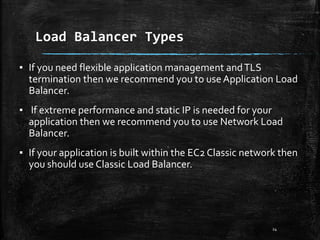 Aws overview part 2(compute services) | PPTX