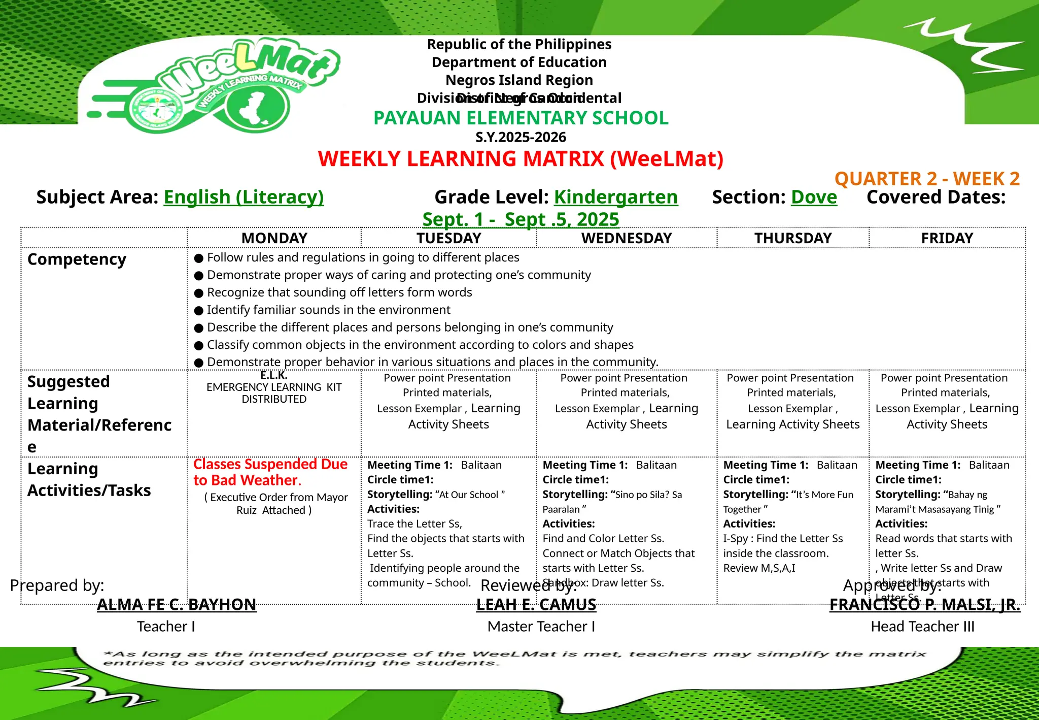 WEELMAT 2025-2026-LITERACY.pptx......... | PPTX