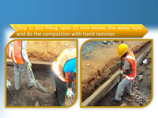 Weep hole filter arangement for drain walls | PPTX