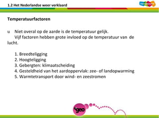 Weer en klimaat de geo 4 m | PDF