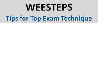 WEESTEPs approach to evaluation | PPTX