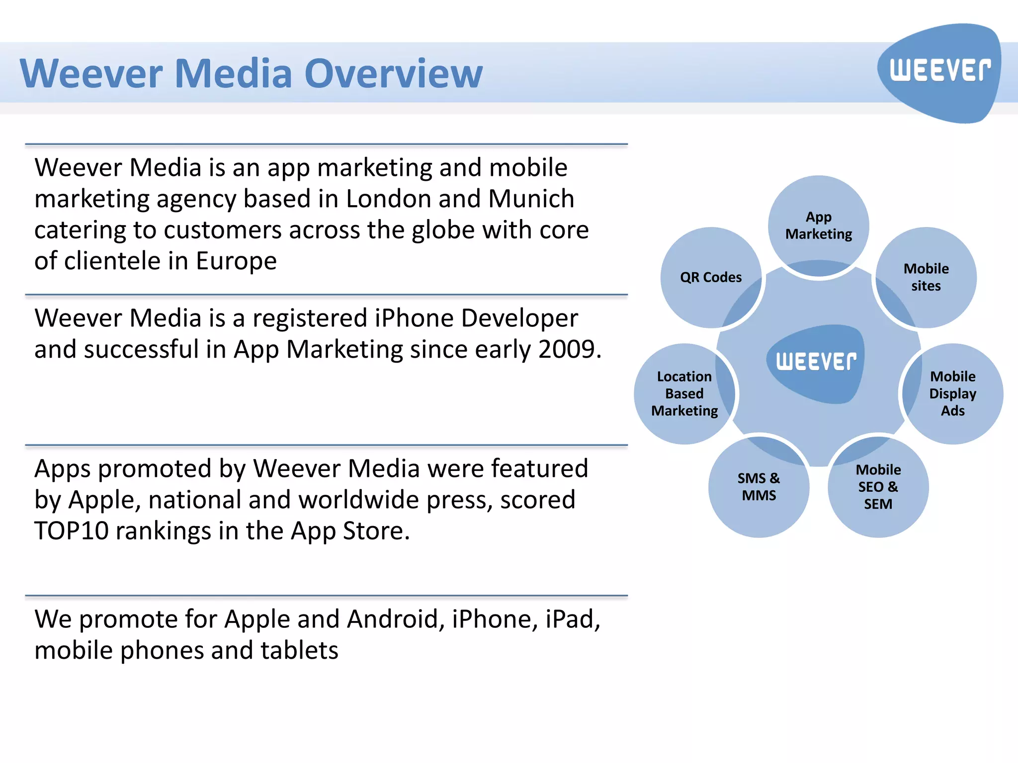 Weever Media App Marketing | PDF