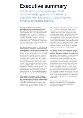 Fostering Effective Energy Transition (WEF) | PDF