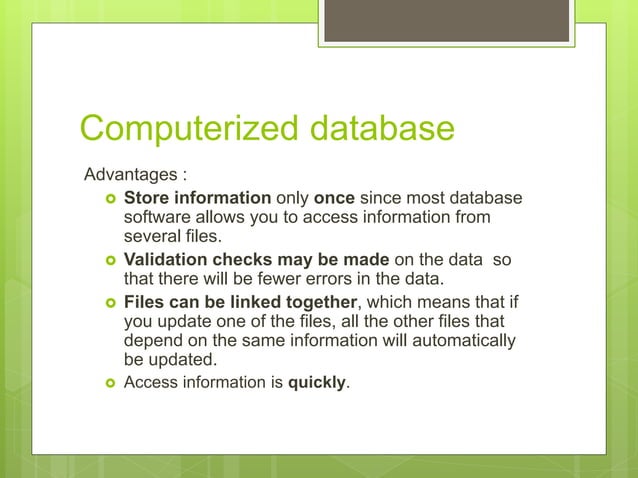 Building a-database | PPT