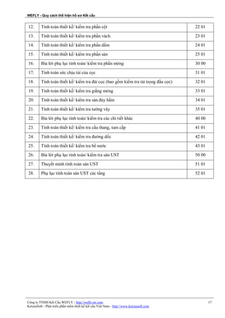 Quy cách thể hiện hồ sơ Kết cấu | PDF