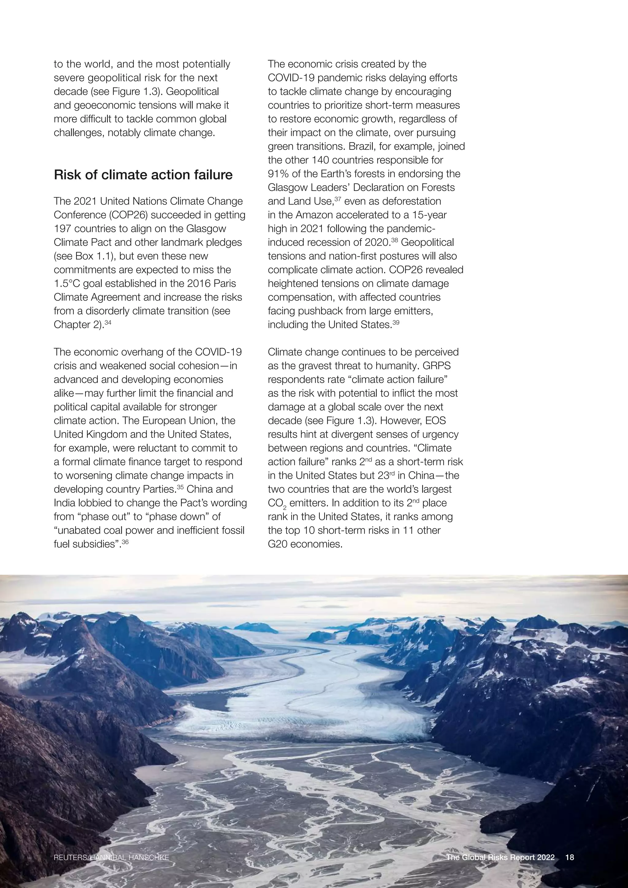 WEF The Global Risks Report 2022 | PDF
