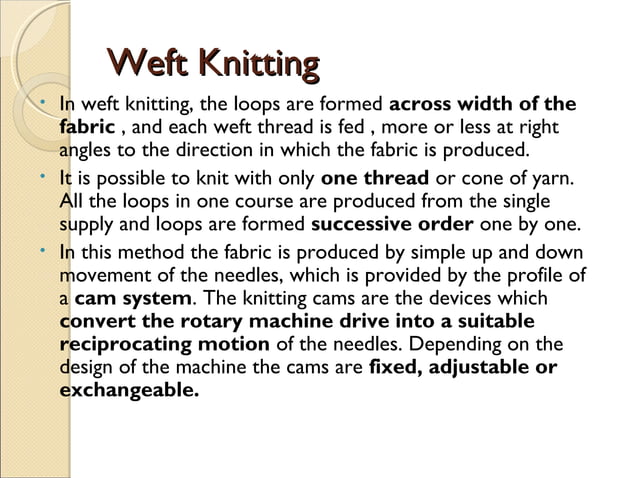 KNITTING | PPT
