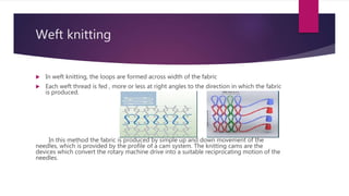 Weft knitting | PPTX