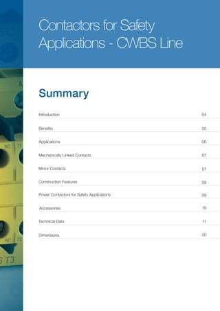 CWBS - Safety Contactors | PDF
