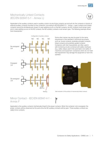 CWBS - Safety Contactors | PDF