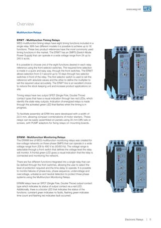 Weg electronic-relays-50058082-brochure-english | PDF