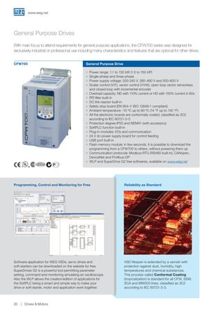 Weg european-product-lines-drives-e-motors-50044005-brochure-english (1 ...