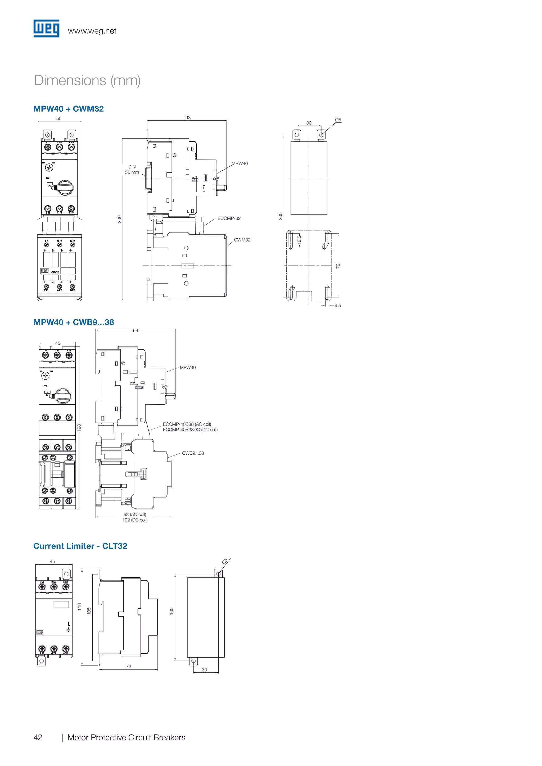 MPW - Motor protective circuit-breakers | PDF