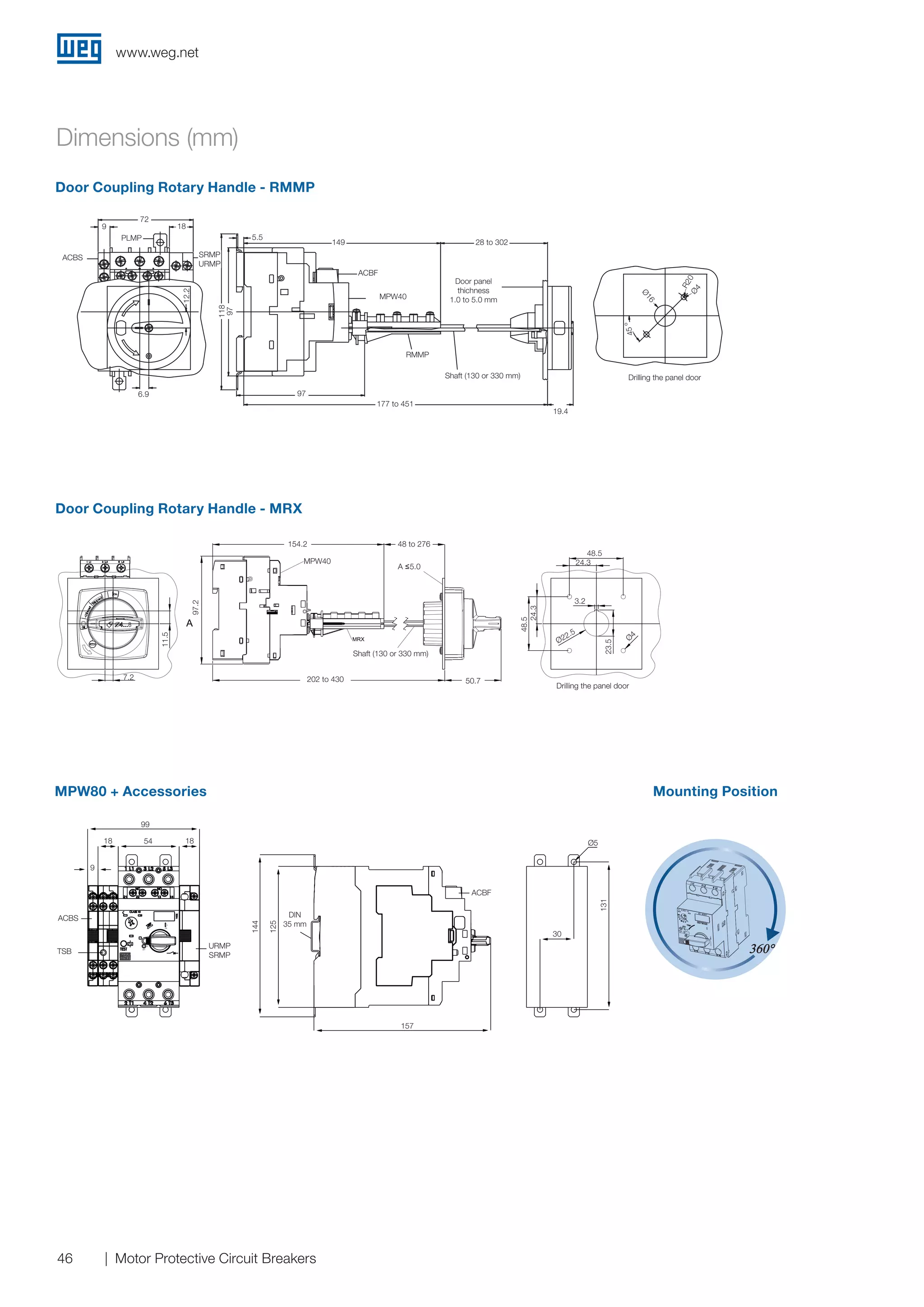 MPW - Motor protective circuit-breakers | PDF