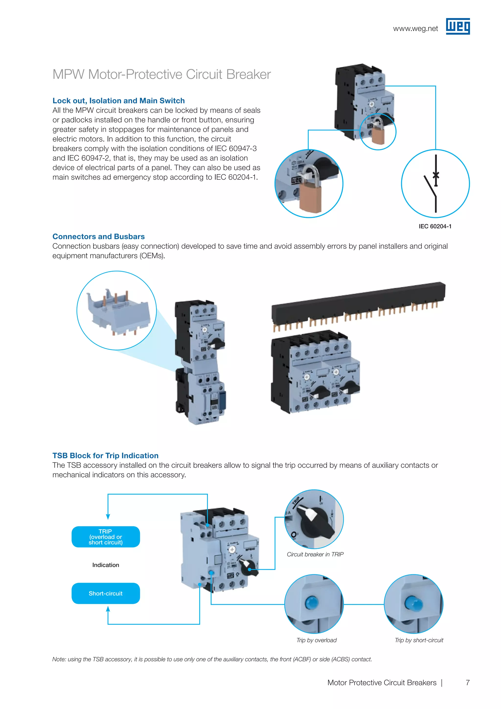 MPW - Motor protective circuit-breakers | PDF