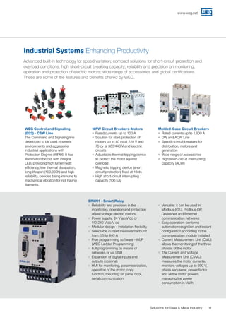 Weg solutions-for-steel-indusrty-50043081-brochure-english | PDF
