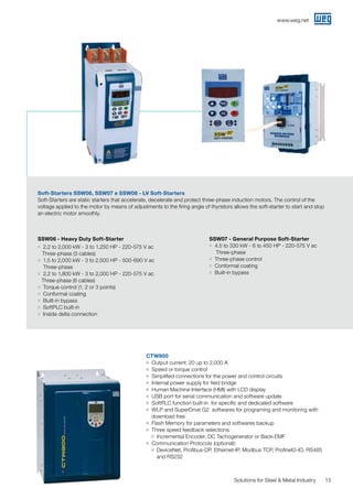 Weg solutions-for-steel-indusrty-50043081-brochure-english | PDF