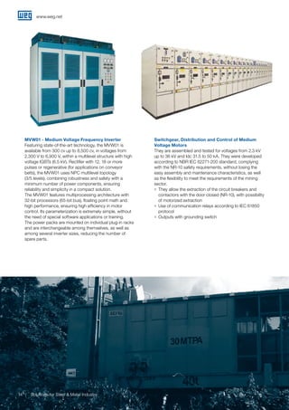 Weg solutions-for-steel-indusrty-50043081-brochure-english | PDF