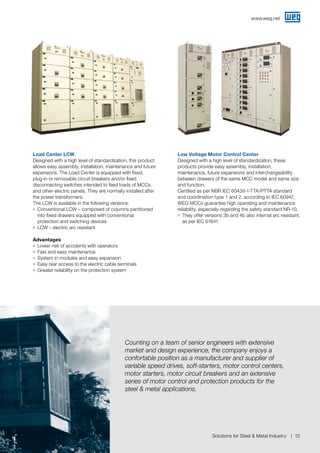 Weg solutions-for-steel-indusrty-50043081-brochure-english | PDF