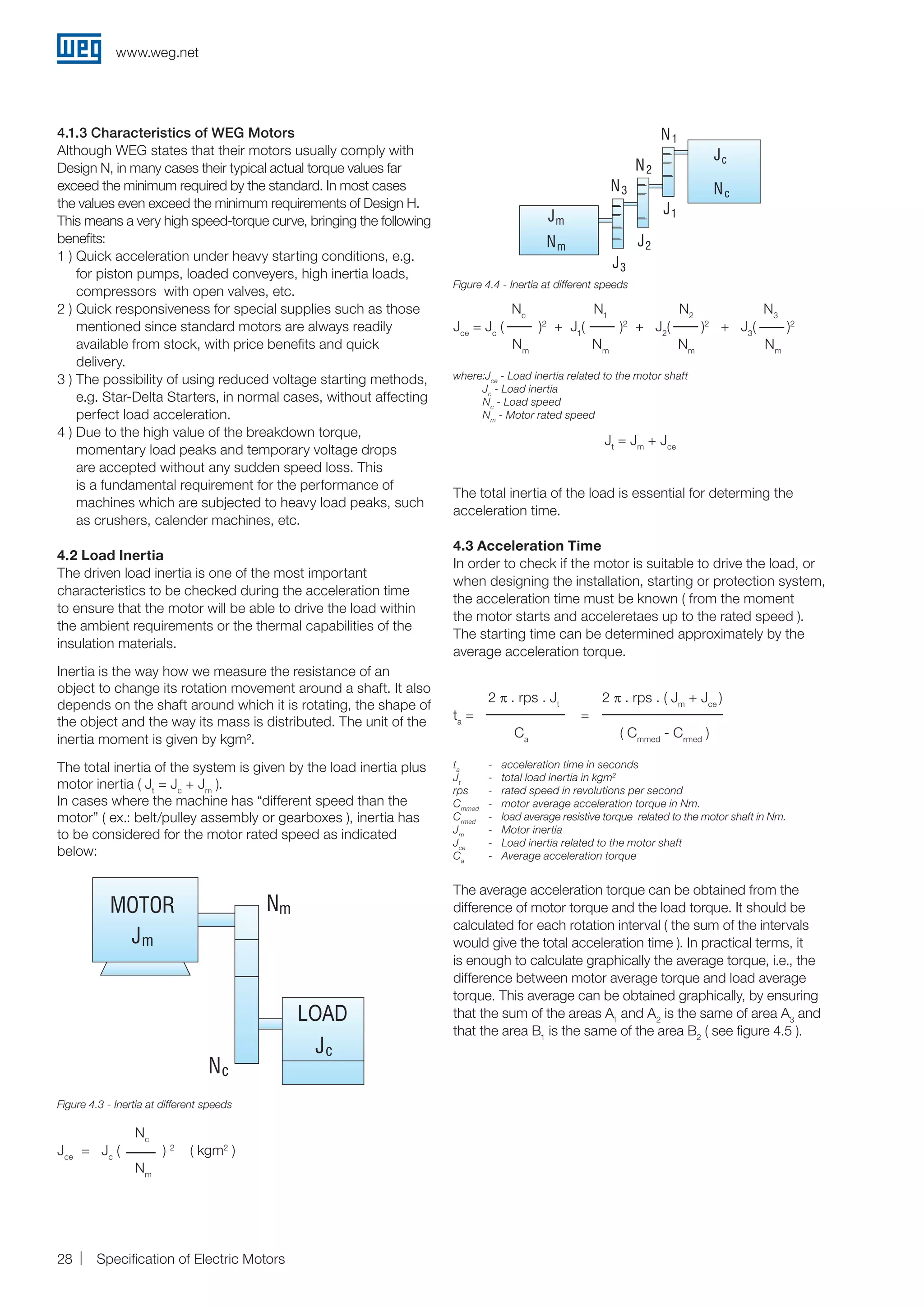 Weg specification-of-electric-motors | PDF